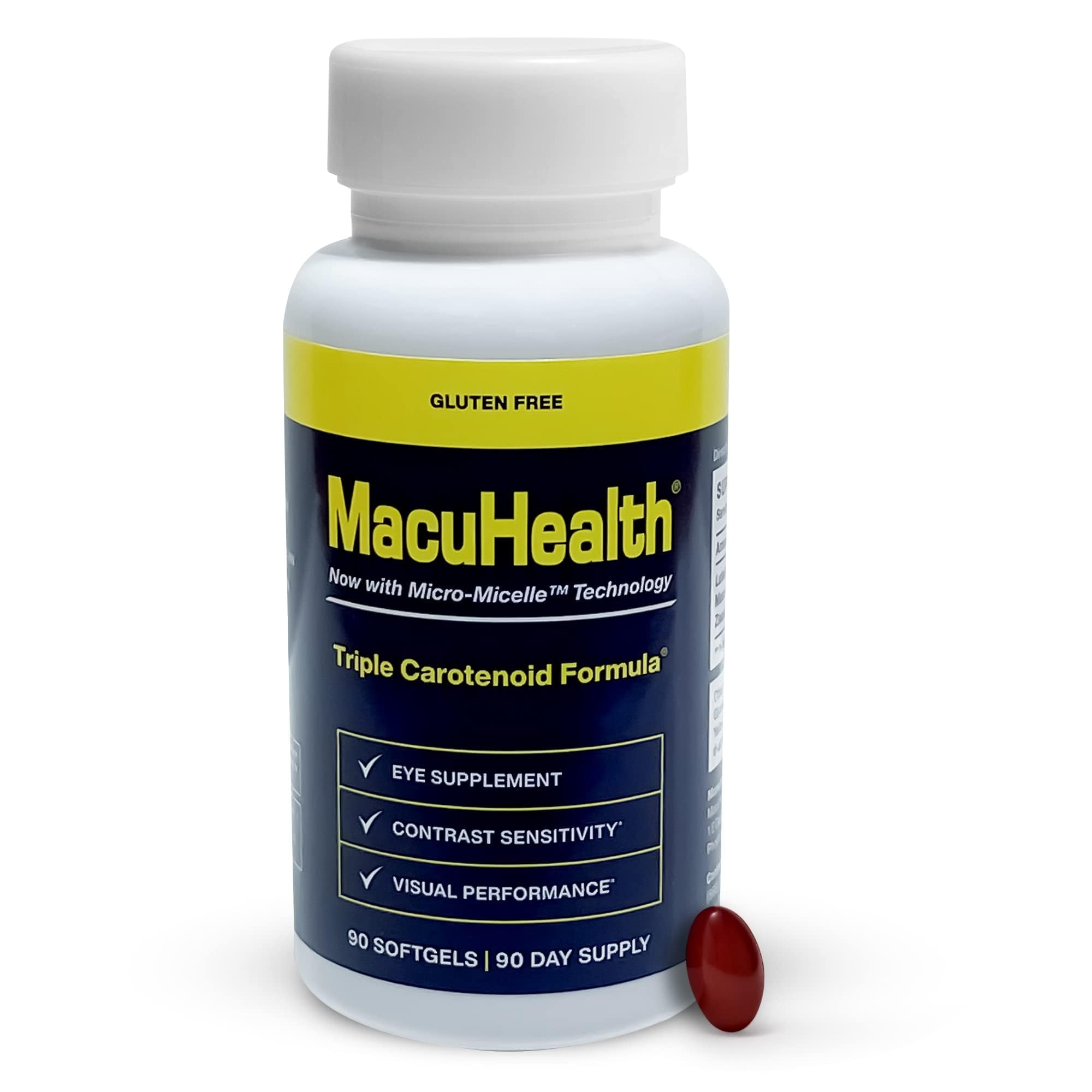 MacuHealth Triple Carotenoid Formula - Eye Vitamins for Adults ...