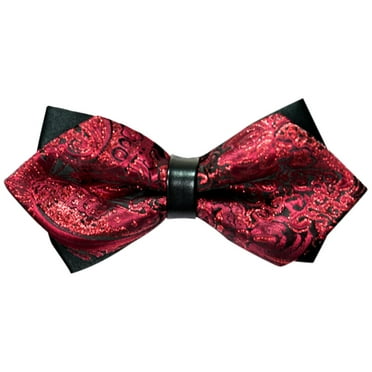Premium Classic Solid Color Adjustable Tuxedo Neck Bowtie Bow Tie ...