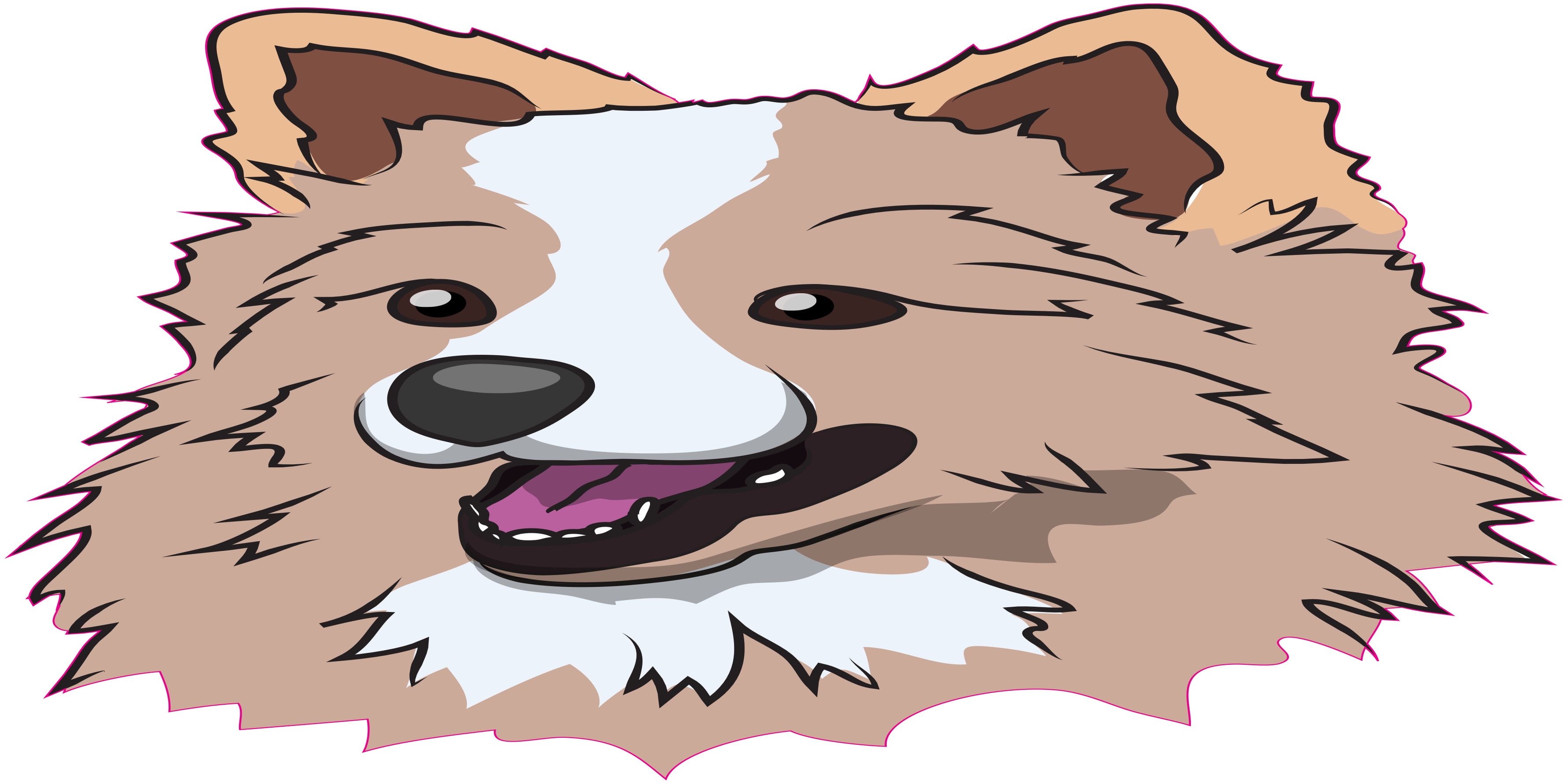 Pomchi Decal | Indoor/Outdoor | Dog Lover Super Cute Sticker for SUV ...