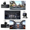 1080P Three Lens Car DVR DashCam Video Recorder Front Rear And Inside ...