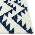 Well Woven Tribal Diamond Medallion White Soft Shag Area Rug - Walmart.com