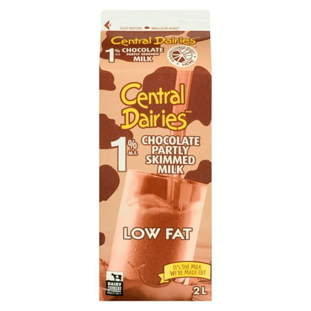 Central Dairies Chocolate Partly Skimmed 1% Milk | Walmart Canada