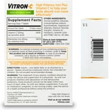 Vitron-C High Potency Iron Supplement with Vitamin C, 60 Coated Tablets ...