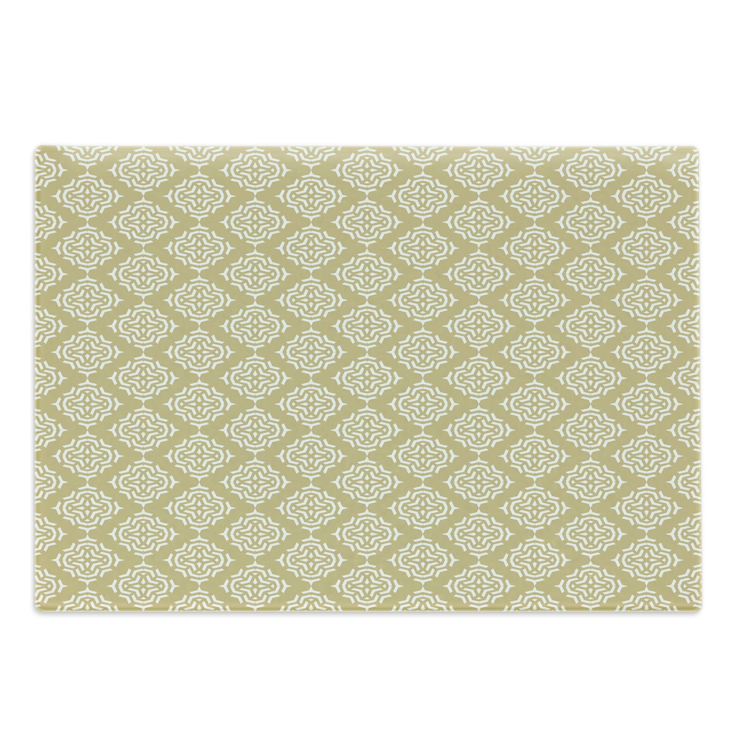 Geometric Cutting Board, Moroccan Style Reversed Clover Pattern in ...