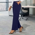 Cagogo Women's High Waisted Wide Leg Flowy Palazzo Pants Long Casual ...