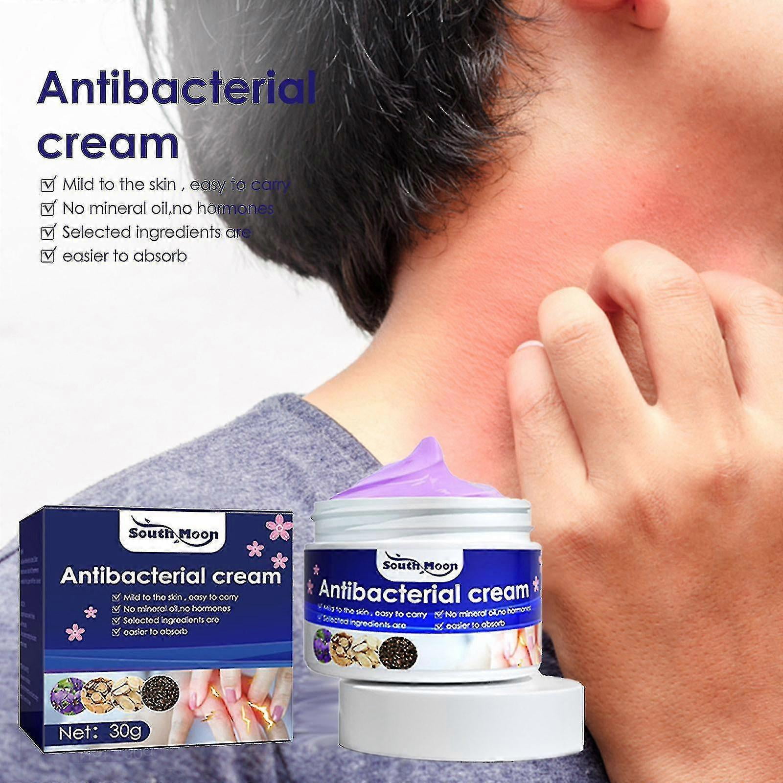 Crema para aliviar la picazón en la piel con violeta de South Moon ...