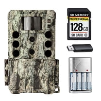 Bushnell Core DS-4K No-Glow Trail Camera (Camo) + Batteries w/ Rapid ...