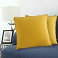 Set of 2 Linen Fringed Throw Pillow Covers,Sofa Bed Living Room Home ...