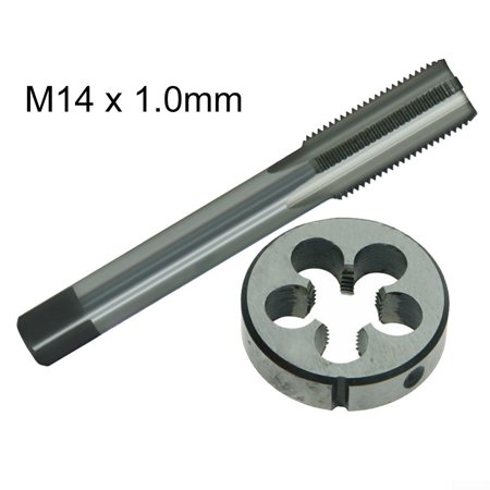 HSS M14 x 1.0mm Tap & M14 x 1.0mm Die Metric Thread Left Hand Metalwork ...
