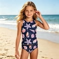Girls Tankini Swimsuit Two Piece Bikini Swimwear, Full Coverage Stylish ...