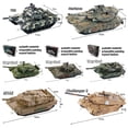 Creative Military Series Building Blocks F14 Su57 F22 M1070 Military ...