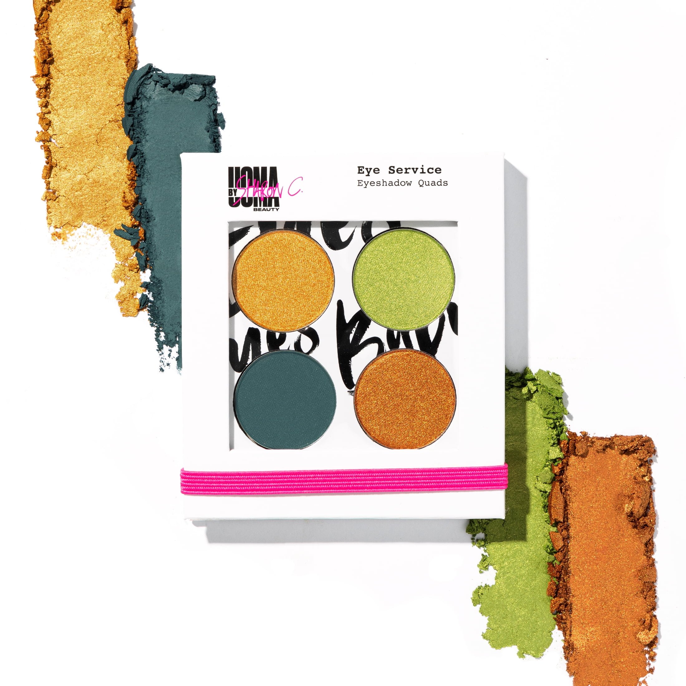 Uoma by Sharon C, Eye Service Eyeshadow Quad Big Spender - Walmart.com