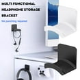 Non-Perforated Wall-Mounted Headphone Hook Holder for Gaming Stations ...