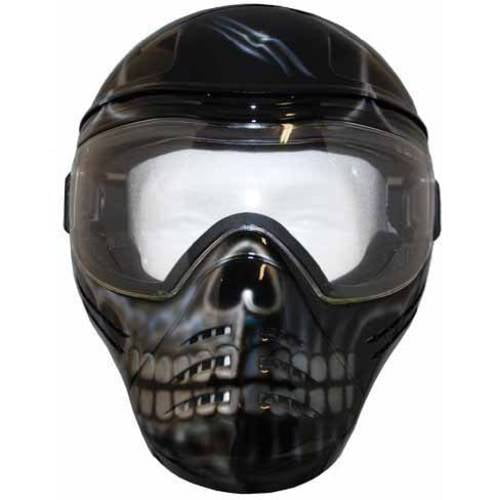 Save Phace Tagged Series Scar Mask with Custom Skull Graphic, Black ...