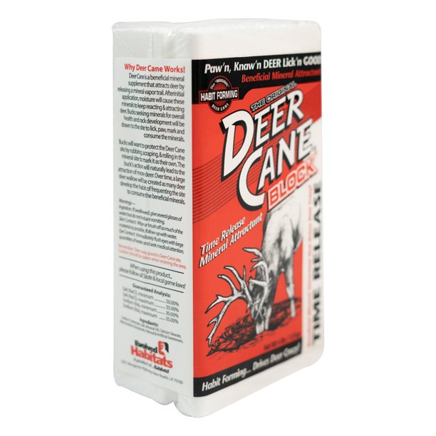 Evolve Habitats Deer Cane Block Mineral Attractant - Walmart.com