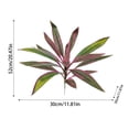 Artificial Dracaena Fragrans Plant Synthetic Green Leaves Indoor ...