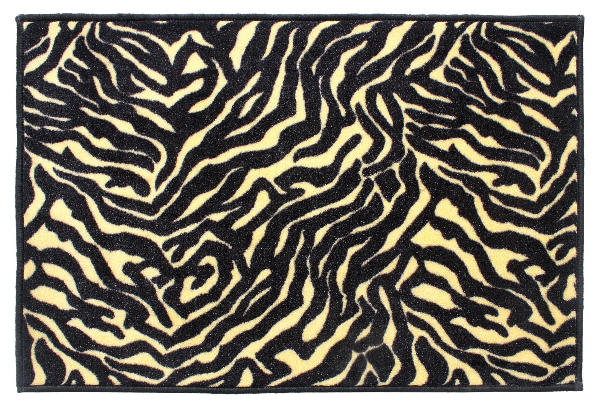 Furnish My Place Animal Print Rug - 3 ft. x 4 ft., Zebra Grazer, Nylon ...