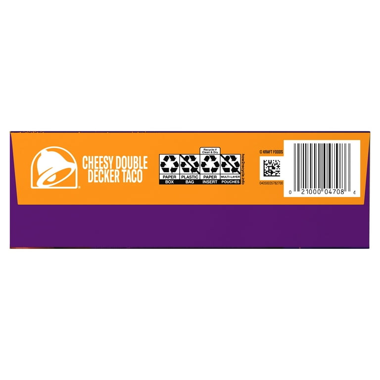 Taco Bell Cheesy Double Decker Taco Dinner Kit, 6 Soft Taco Bell Cheesy Double Decker Taco Dinner Kit, 6 Soft