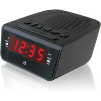 Coby Digital Alarm Clock AM/FM Radio, Dual Alarm, and Battery Backup ...