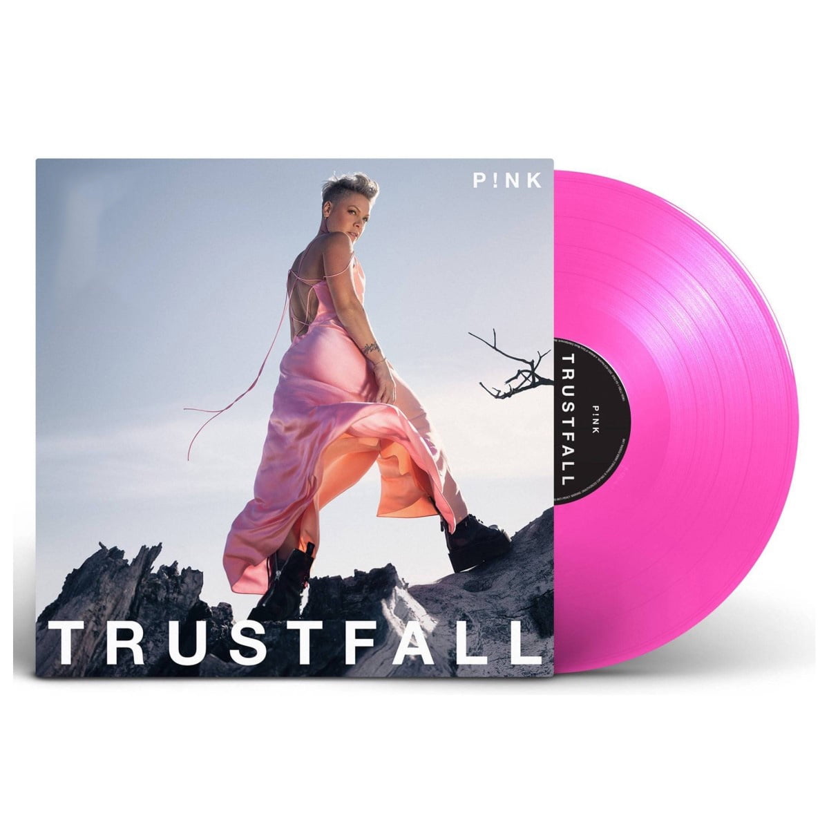 Pink - Trustfall Exclusive Limited Hot Pink Color Vinyl LP - Walmart.com