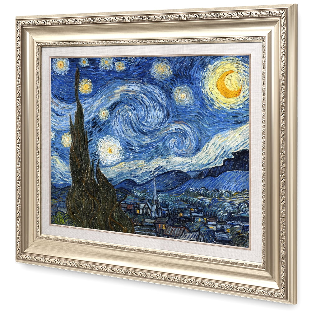 Starry Night Painting By Vincent Van Gogh