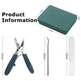 Eagle Beak Beveled Nail Clippers 3-Piece Set, Curved Blade, Wide Jaw ...