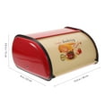 USHOBE 1Pack Red Metal Bread Box for Kitchen Countertop Airtight and ...