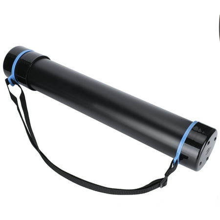 Poster Tube, Adjustable Drawing Storage Tube, Telescoping Black For ...