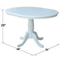 36" Round Extension Dining Table With 2 Hammerty Chairs - 3 Piece Set ...