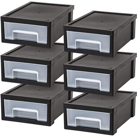 IRIS Small Desktop Stacking Drawer, 6 Pack | Walmart Canada