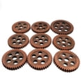 9-Head Rustic Ceiling Light Pendant Lamp Steampunk Gear Chain ...