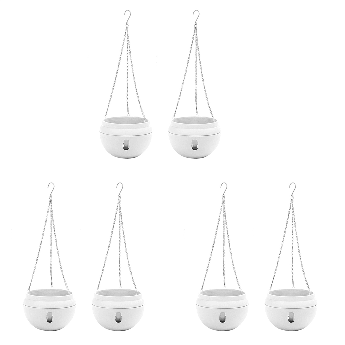 Click here for Unbranded 6pcs Plastic Hanging Planter Self Wateri... prices