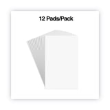 100-Sheet 5 in. x 8 in. Unruled Scratch Pads - White (12-Piece/Pack ...