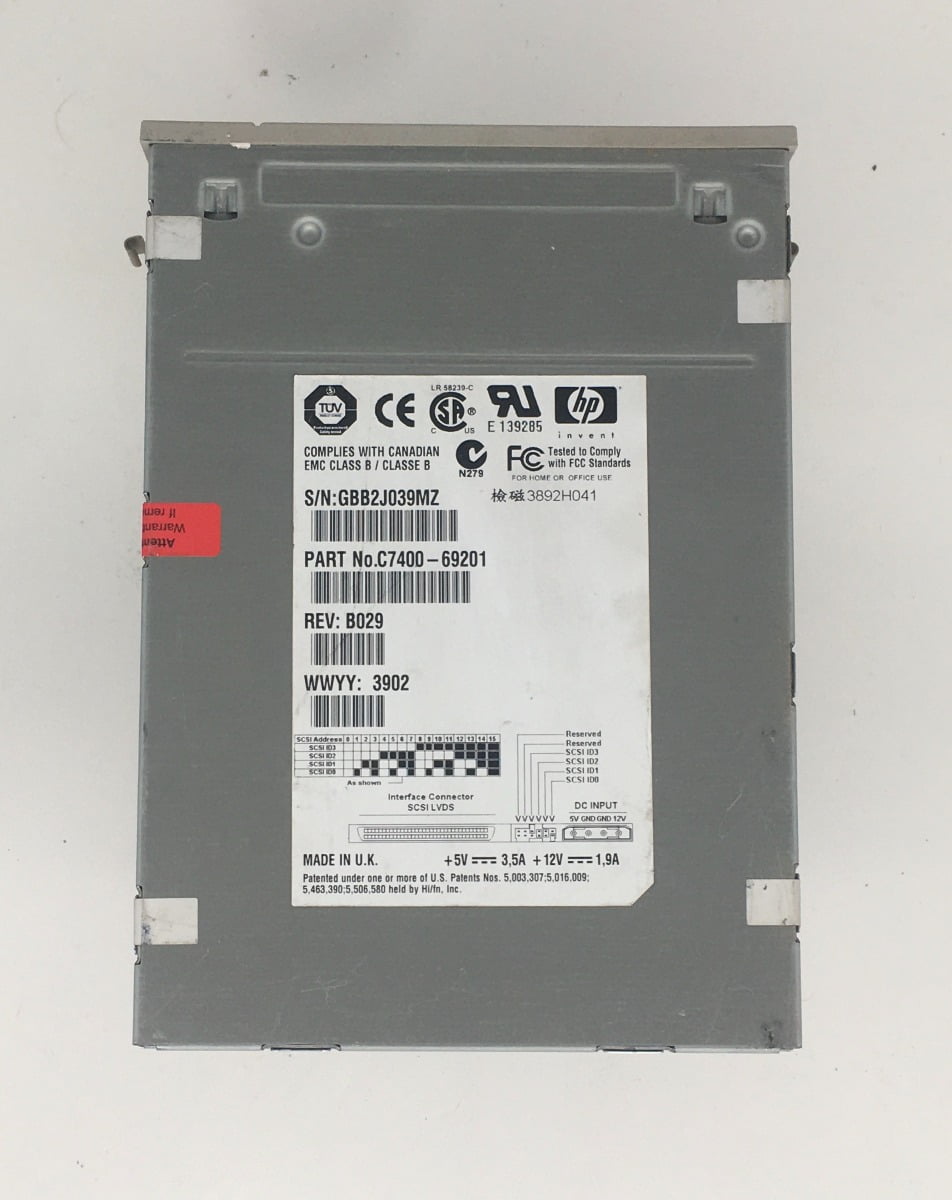 HP ULTRIUM 1 LTO 230, REV:B029 - Walmart.com