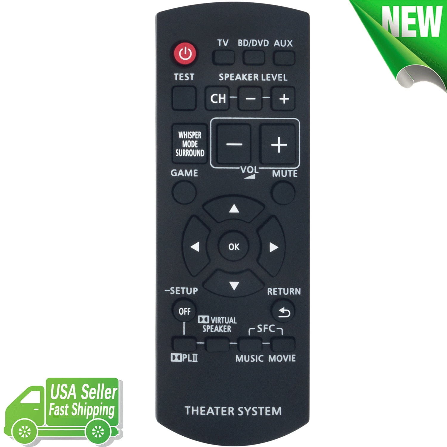 N2QAYB000417 Replace Remote Control for Panasonic Home Theater Audio System - Walmart.com
