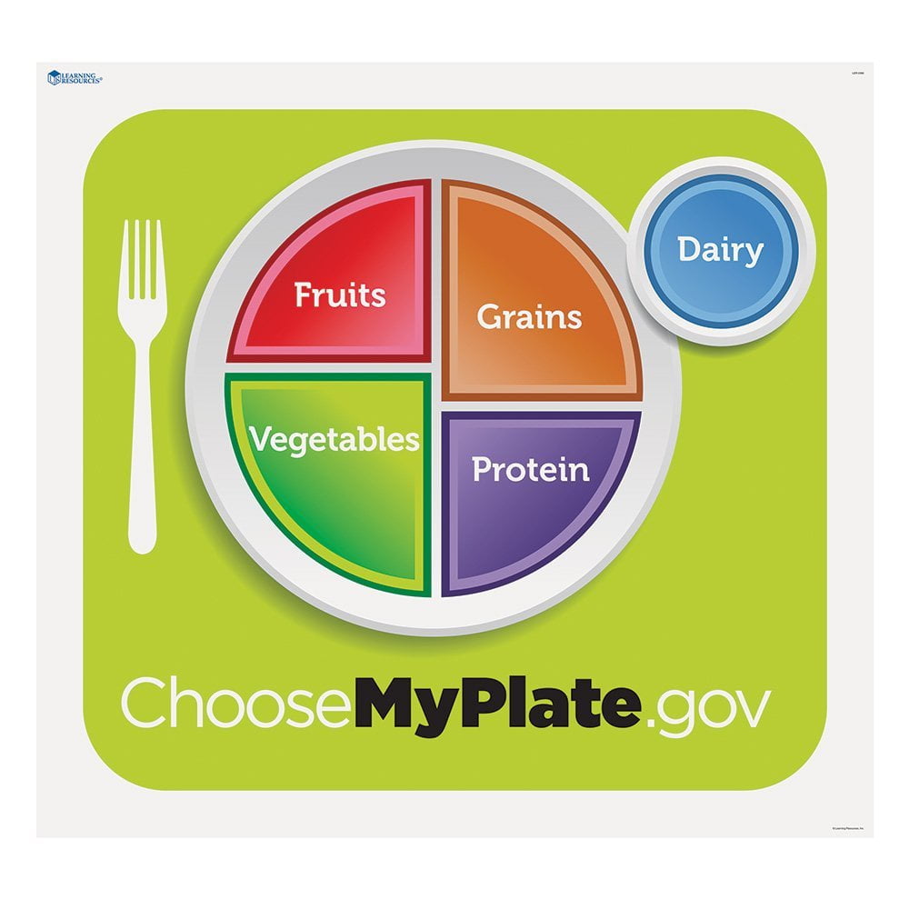 Learning Resources Healthy Helpings-A My Plate Activity Mat - Walmart.com