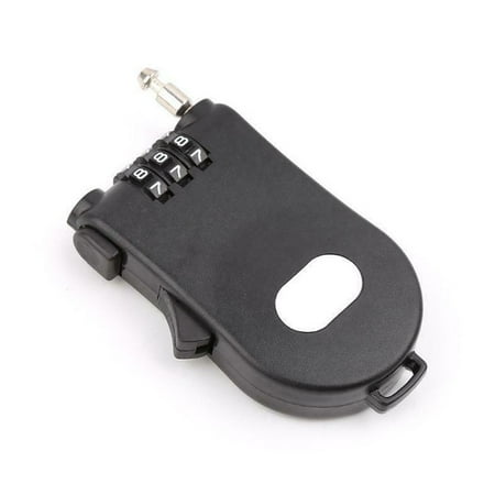 Retractable Wire Rope Password Lock Combination Coded Locker Keyed ...