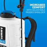 HART 20V 4-Gallon Portable Garden Backpack Pump, Cordless Weed Powered ...