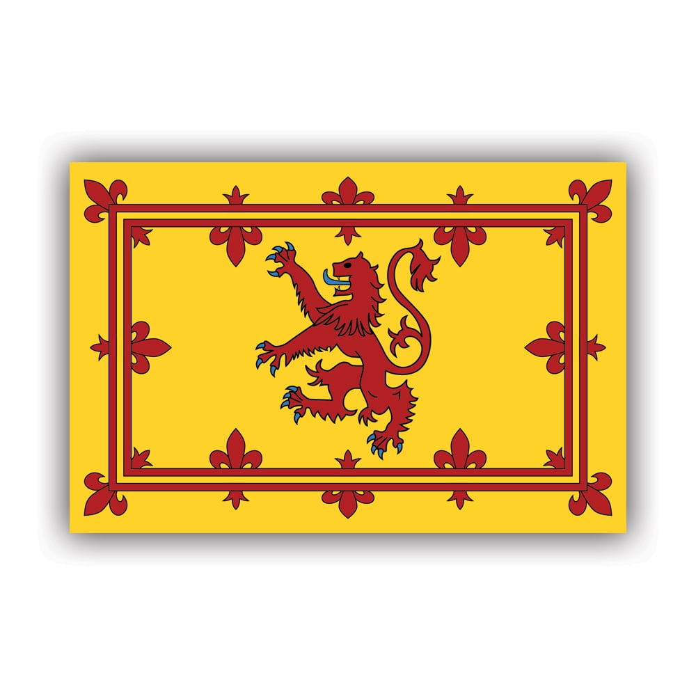 Royal Banner of Scotland Sticker Decal - Self Adhesive Vinyl ...