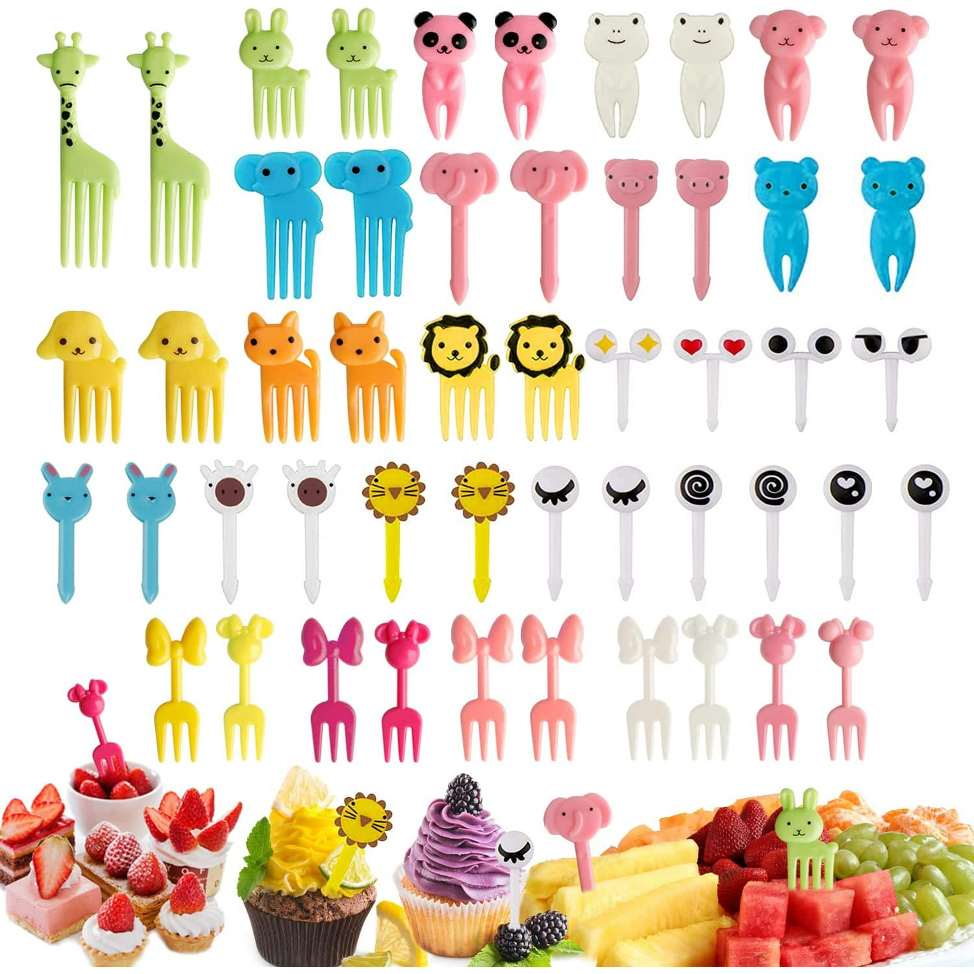 Click here for Salafire 60 Pcs Kids Food Picks  Cute Animals Mini... prices