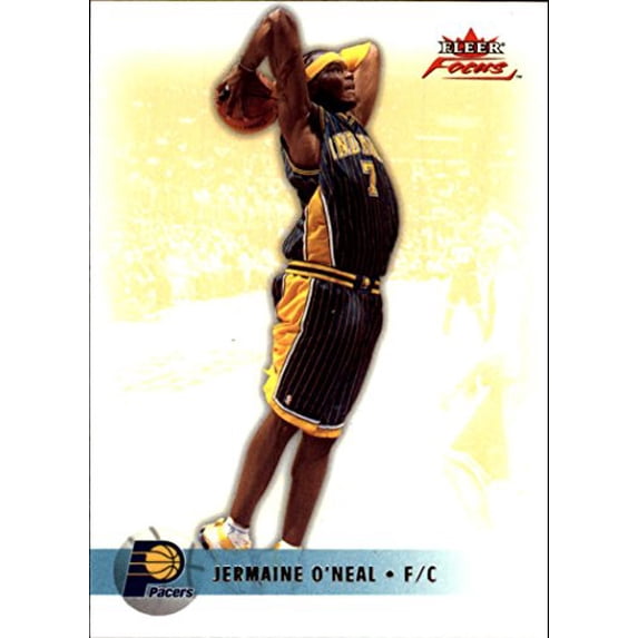 2003-04 Fleer Focus #88 Jermaine O'Neal NBA Basketball Trading Card ...