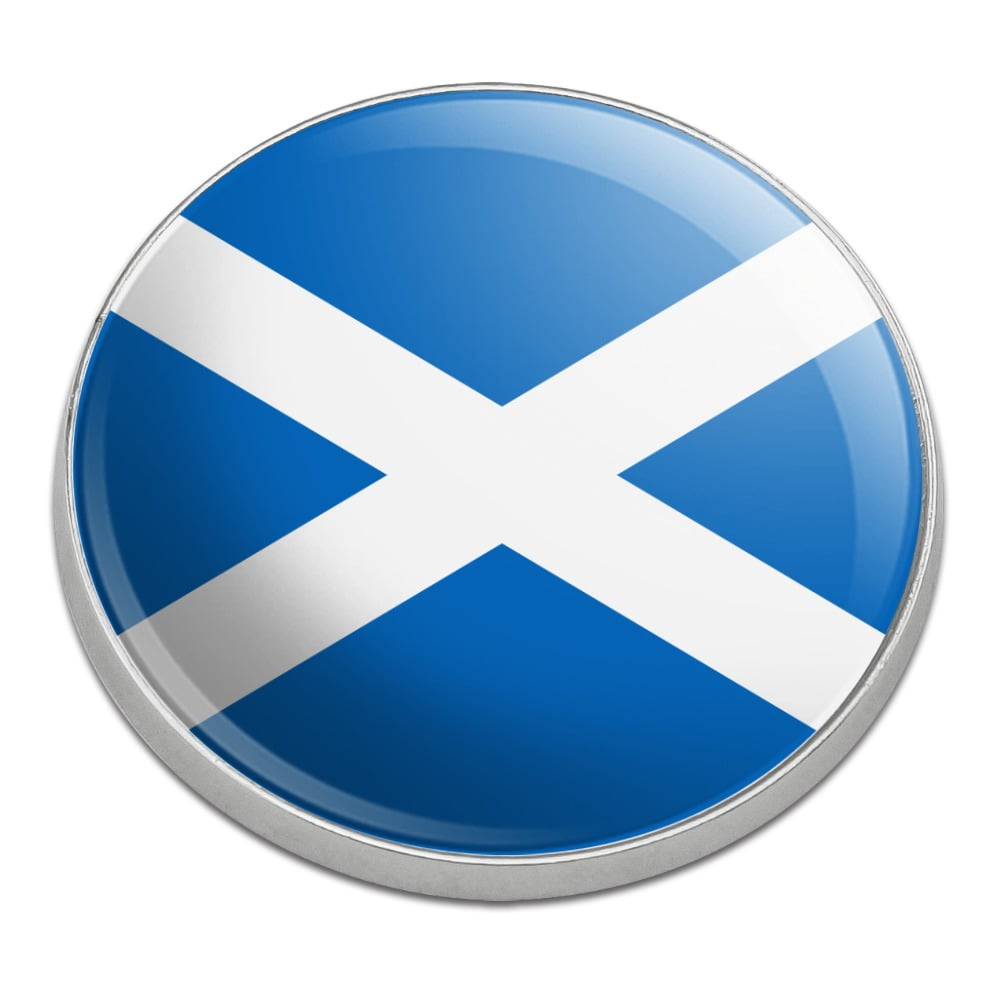 Scotland Scottish Country Flag Golfing Premium Metal Golf Ball Marker ...