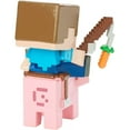 Minecraft Deluxe Mini Figure Steve On Saddled Pig - Walmart.com