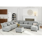 LLappuil Modular Sectional Sofa, 10 Seat Modular Sectional Sofa with 2 ...