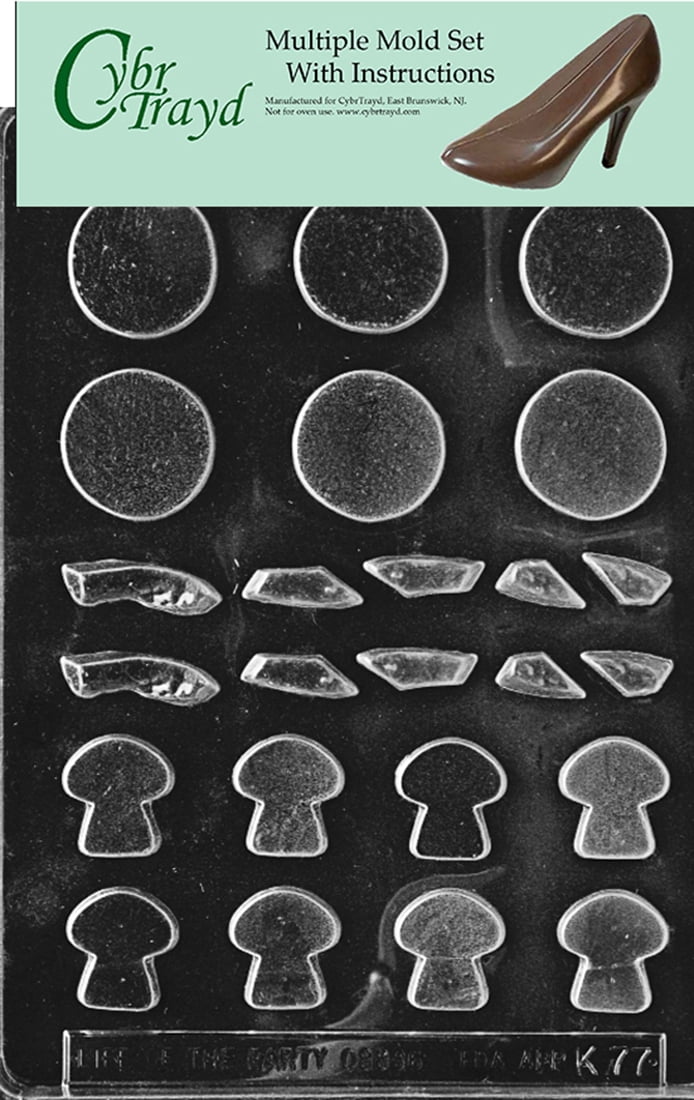 Pepperoni, Mushroom, Peppers Chocolate Candy Mold with Exclusive ...