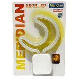 Meridian LED Yellow Neon Moon Night Light, 3 Modes, 5.75in by 3.75in ...