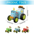 kjfeif Jump Remote Tractor Stunt Car, Crazy Jumping Car Toys, 360 ...