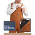 Bass Creek Outfitters Men's Workwear Overalls – Insulated Duck Canvas ...
