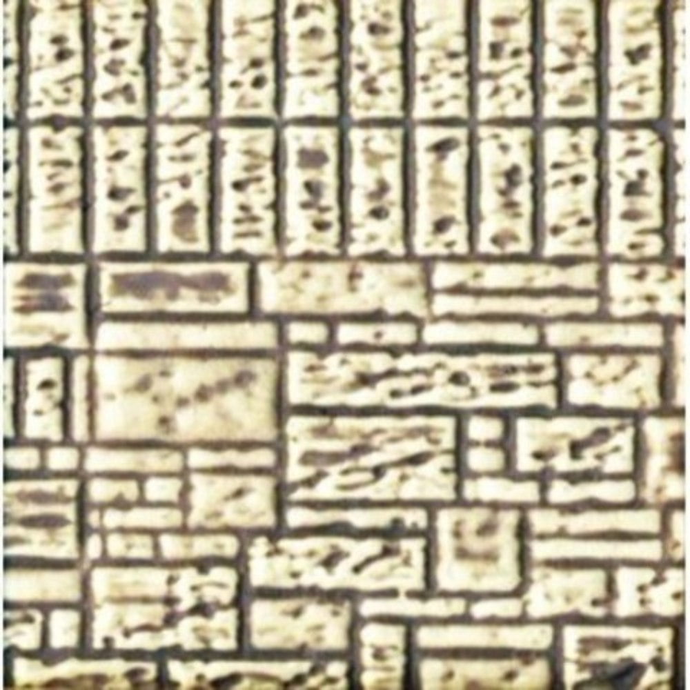 Chooch Flexible Stone Block Wall, Small, with Peel & Stick Backing, HO ...