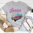 Jesus Take The Bills I Got The Wheels Tee Athletic Heather S Peachy ...
